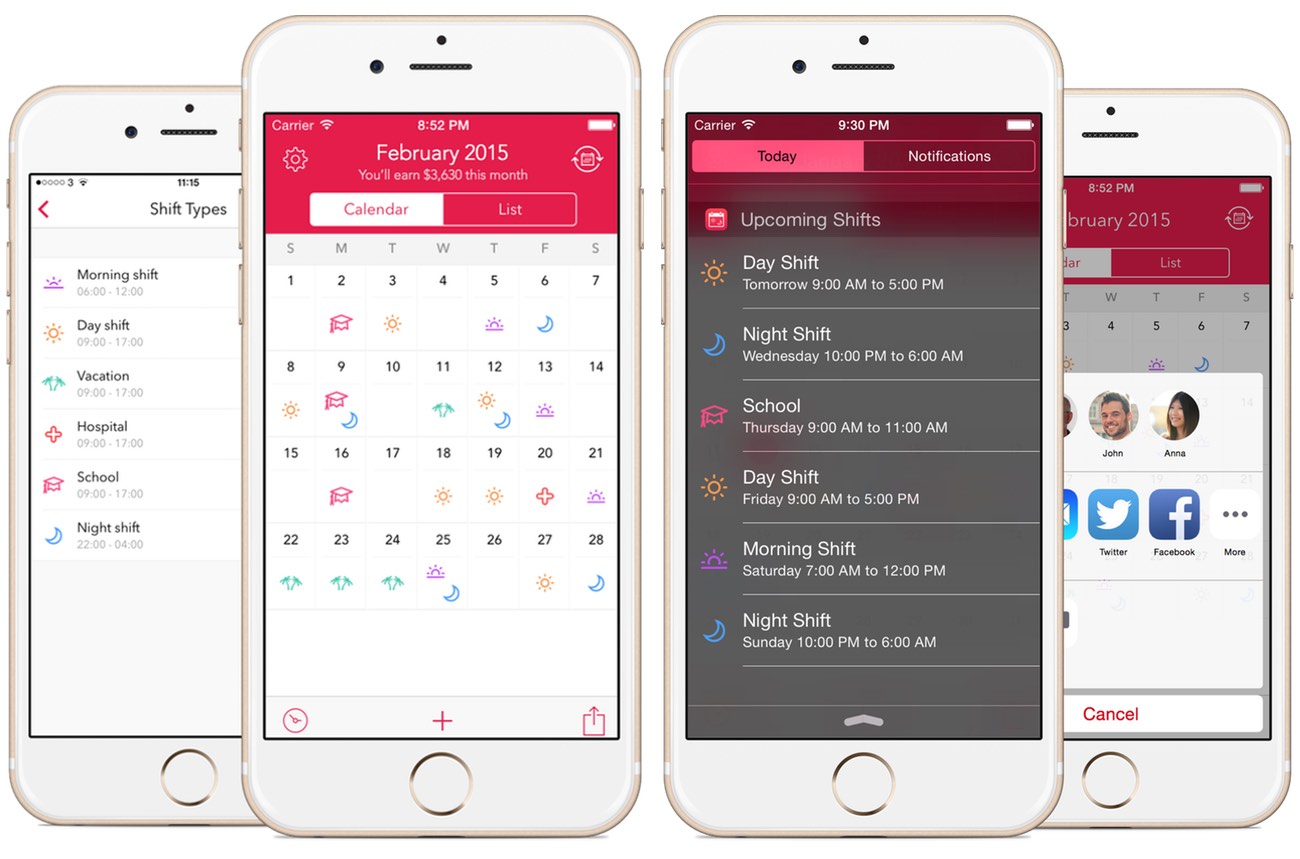 Weekly Schedule App Examples And Forms