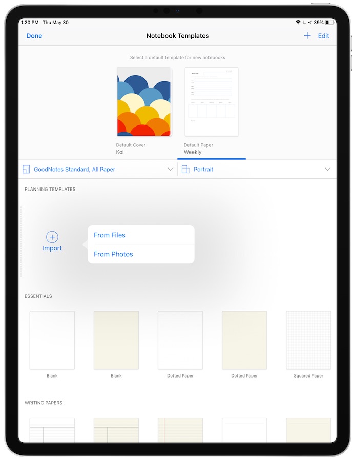 Pdf Templates For Goodnotes PDF Template